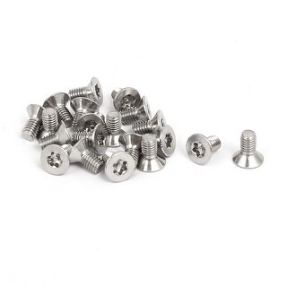 M3x6mm 304 Stainless Steel Torx Security Flat Head Anti Theft Screws ...