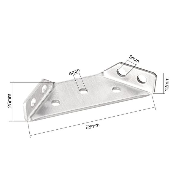 Cabinet Cupboard Stainless Steel Flange Trapeziform Angle Bracket ...