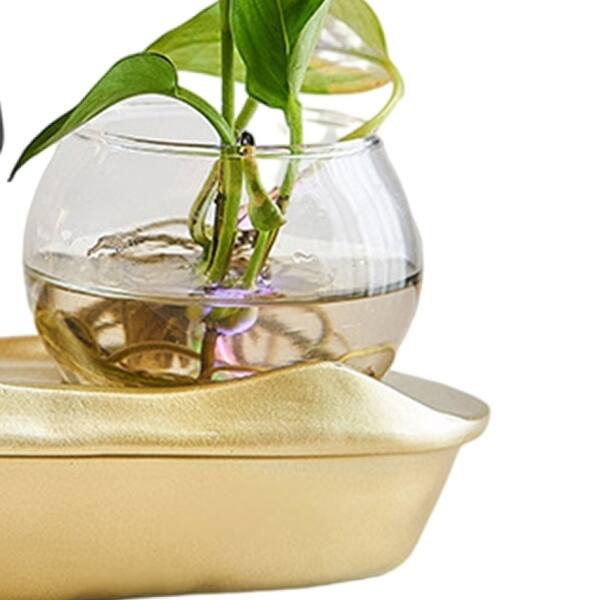 Wan Decorative Hydroponic Flower Vase Adding Vitality Glass Astronaut ...
