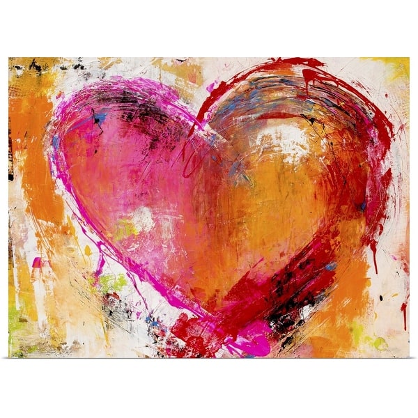 "Happy Heart" Poster Print - Bed Bath & Beyond - 30185553