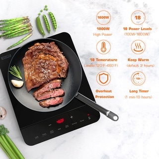 Empava 11-in Portable Single Heating Element 1800-W Countertop ...