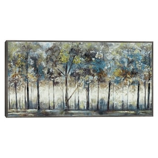 Treeline I Blues By Emily Williams Canvas Art Print - Bed Bath & Beyond ...