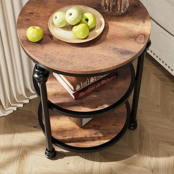 Vintage end tables with storage store