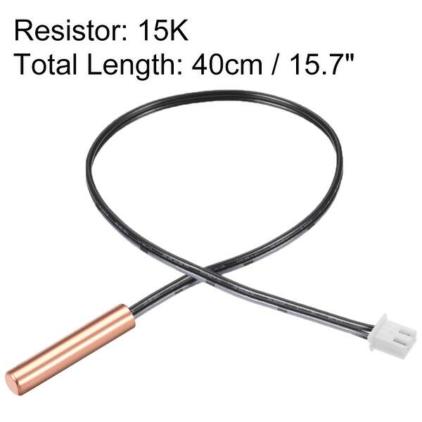 5Pcs15K NTC Thermistor Probe 15.7"Copper Temp Sensor f Air Conditioner ...