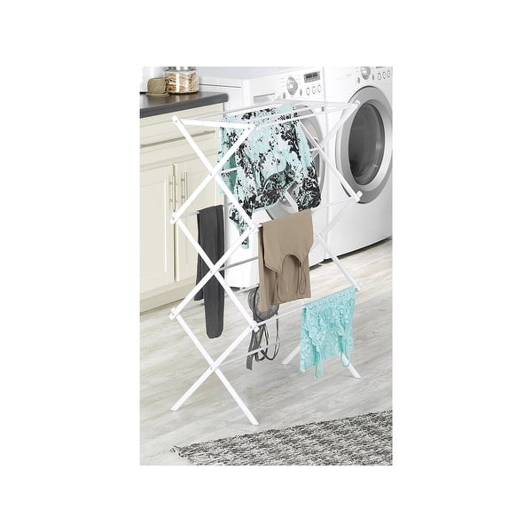 Whitmor 3-Tier Folding Metal Drying Rack 6023-14643 - Bed Bath & Beyond ...