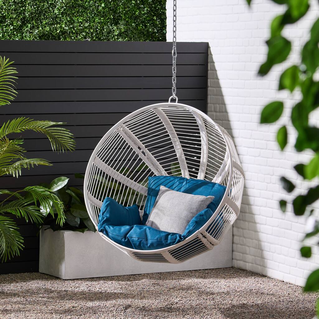Orville Outdoor and Indoor Wicker Hanging Chair (NO STAND) by ...