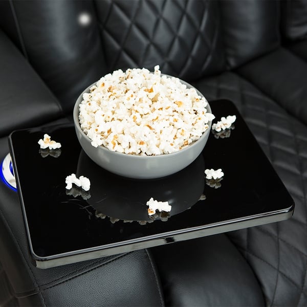 Seatcraft Anthem Home Theater Seating, Black Leather 7000, Power ...