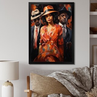 Designart "Harlem Renaissance Celebration I" Harlem Renaissance Framed ...