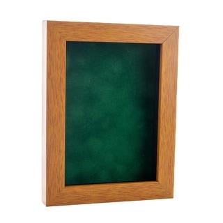 11x14 Shadow Box Frame Light Brown Wood | 3/4" Usable Display Depth ...