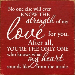 Handcrafted Rustic Wood Sign Sentimental Love Quote for Home Decor ...