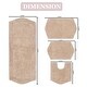 Home Weavers Waterford Collection Absorbent Cotton 4 Piece Set Machine ...