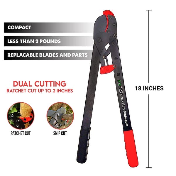 Lil G Branch Cutter Loppers. Ratcheting Tree Cutter Sub Compact ...