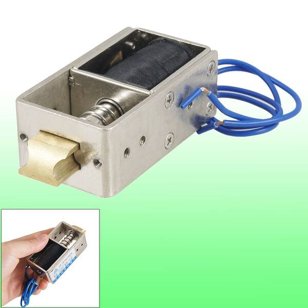 DC 12V 2.5A 40N Open Frame Type Solenoid for Electric Door Lock ...