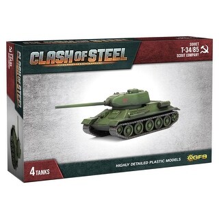 Clash of Steel: Tabletop Tank Battles Soviet T34 85 Scout Company - Bed ...