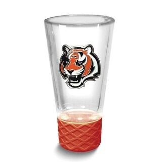 NFL Cincinnati Bengals Collectors 4 Oz. Shot Glass with Silicone Base ...