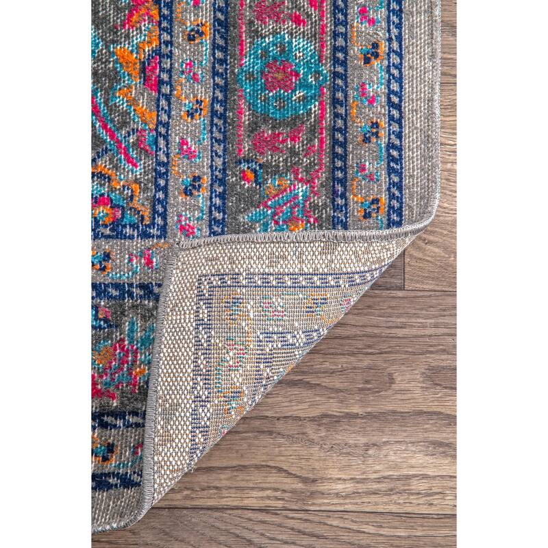 Nuloom Boho Vintage Persian Border Area Rug - On Sale - Overstock ...