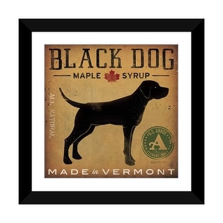 iCanvas "Black Dog Maple Syrup" by Ryan Fowler - Bed Bath & Beyond ...