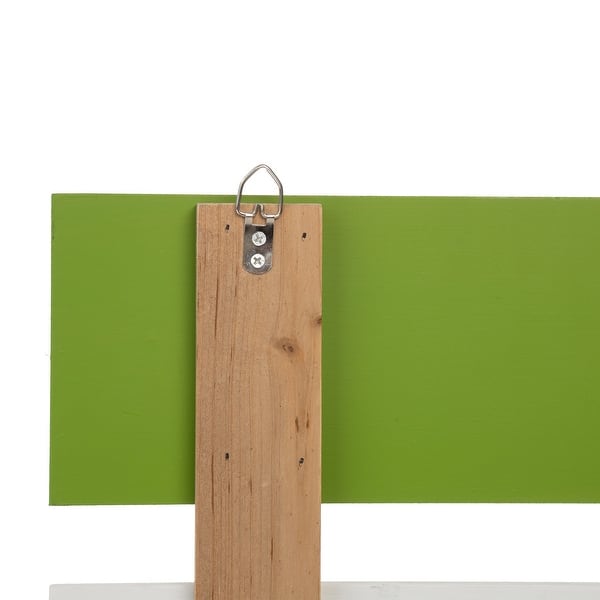 Glitzhome 36"H Oversized Colorful Wooden Slats Porch Spring Rules Sign ...