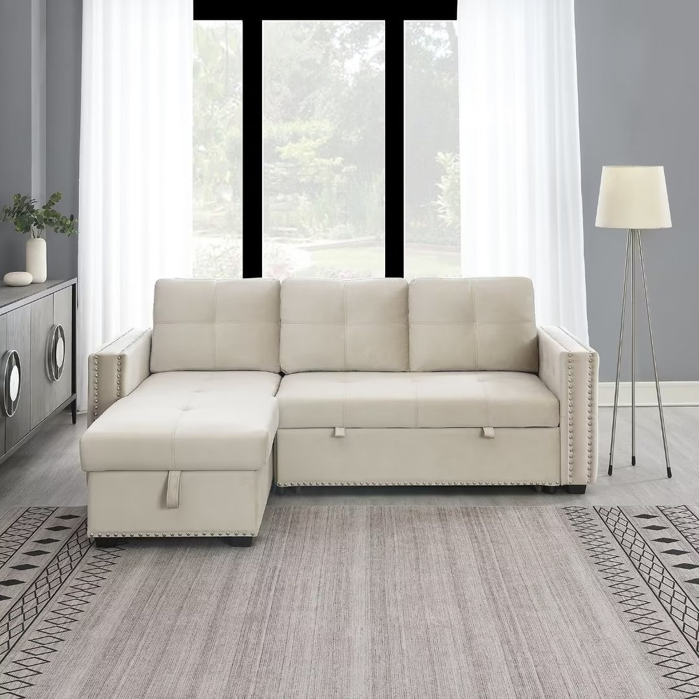 Beige Vintage Sectional Sofas - Bed Bath & Beyond