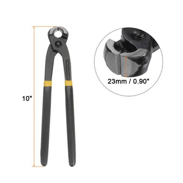 End Cutting Pliers 10" Nail Concreters' Nippers with Black Yellow ...