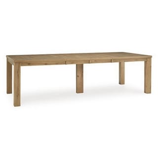 Sili 72-108 Inch Dining Table, Extendable, Removable Leaves Rustic ...