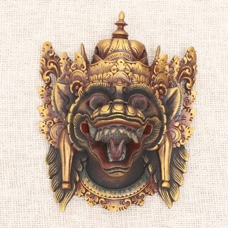 Novica Handmade Naga Basuki Wood Mask - Bed Bath & Beyond - 36184741