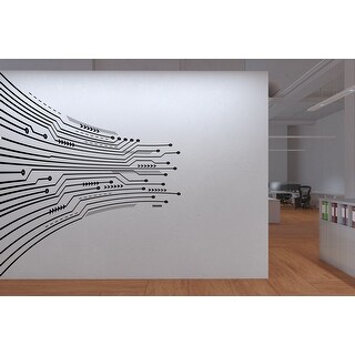 Circuit Board Wall Decal, Technology Vinyl Wall Art Decals - Bed Bath ...