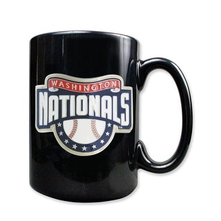 MLB Washington Nationals 15 Oz. Black Ceramic Mug - Bed Bath & Beyond ...