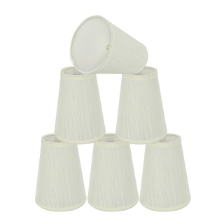Aspen Creative Hardback Empire Chandelier Clip-On Lamp Shade (6 Pack ...