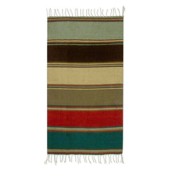 Handmade Zapotec Seasons Zapotec wool rug (Mexico ) - Big - Bed Bath ...