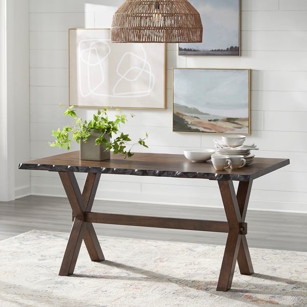 Simple Living Mandeville 6-piece Solid Wood Dining Set with Bench - Bed ...