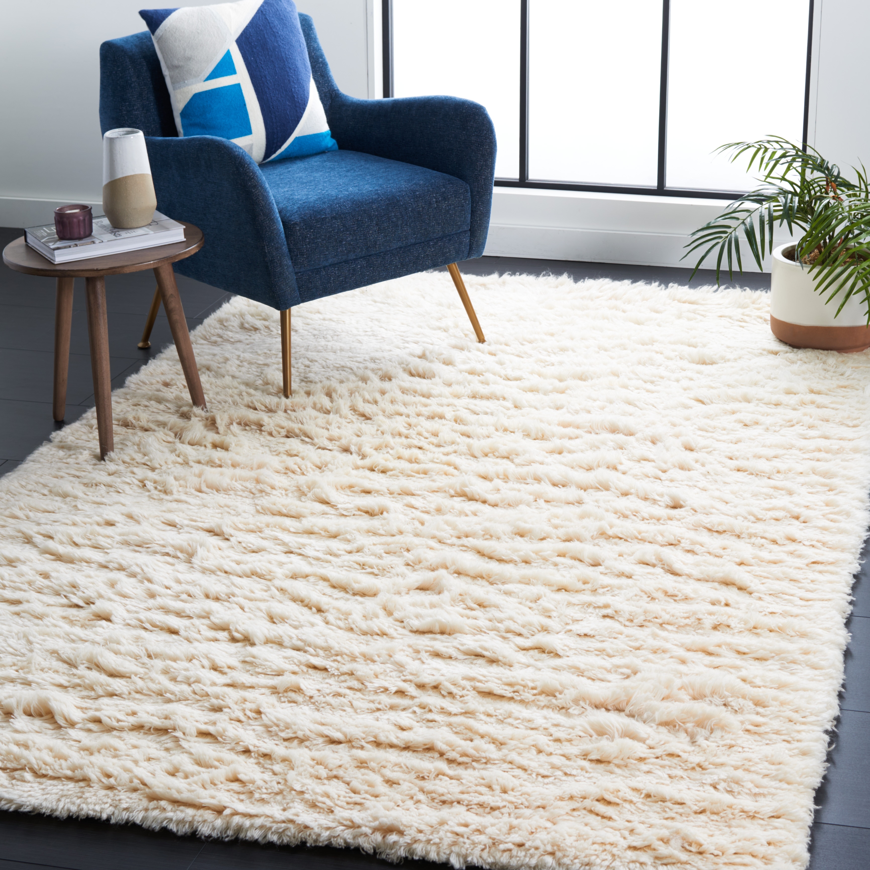 SAFAVIEH Handmade Casablanca Shag Mejse Wool Rug - Bed Bath & Beyond ...