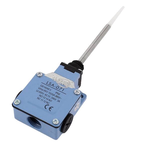 AC 380V 10(4)A Flexible Spring Arm DPST 2NC 2NO Limit Switch for CNC ...