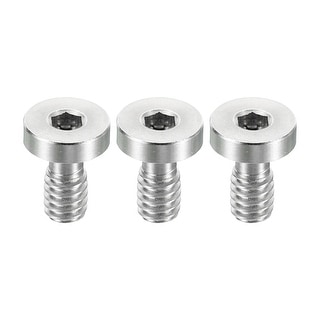 3Pcs 1/4"-20 Thread 16mm Length Camera Fixing Screw Hex Slot Tripod ...