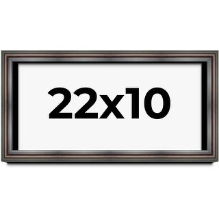 22x10 Shadow Box Frame Brown Cherry | 2.625 Inches Deep Pine Wood - Bed ...
