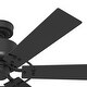 Hunter 52" Gilrock Windmill Ceiling Fan and Pull Chain, Industrial ...