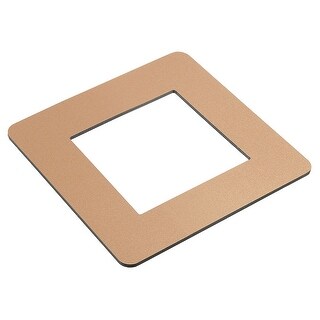 Switch Surround Plate Single Gang Aluminum Plastic Brown 130mm x 130mm ...
