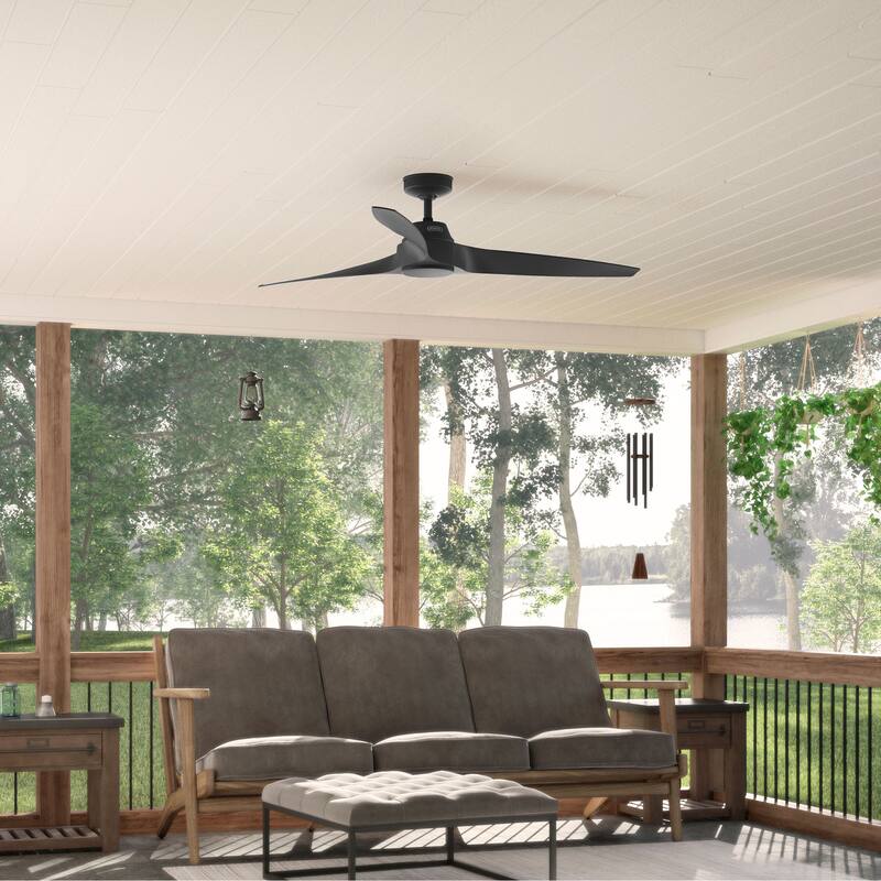 Hunter 60" Mosley ENERGY STAR Ceiling Fan w/ Wall Control - Damp Rated ...