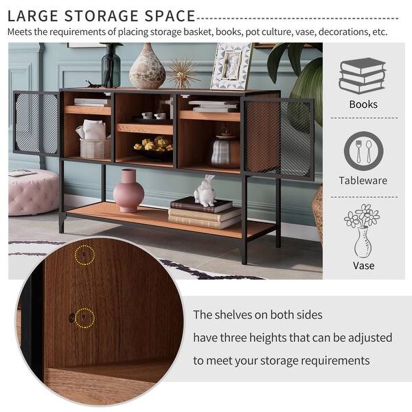 Industrial Console Table/Buffet Cabinet/Dining Cabinet/Cupboard with ...
