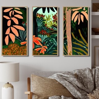 Designart "Bounties And Blooming Wilderness Blessings I" Floral ...