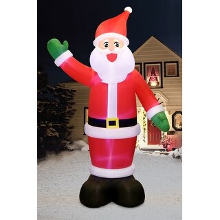 Occasions Inflatable Santa, 12 ft. Tall, Multicolored - Bed Bath ...