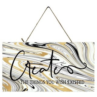 Create the Things you Wish Existed Wood Small Sign 10" x 5" - Bed Bath ...