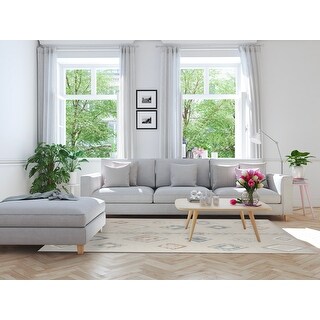 SCATTERED GEMS BLUESTONE Area Rug By Kavka Designs - Bed Bath & Beyond ...