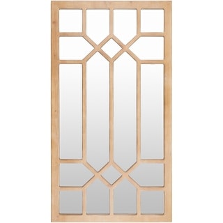 Steene Wood Windowpane 43x24-inch Mirror - 43"H x 24"W - Bed Bath ...