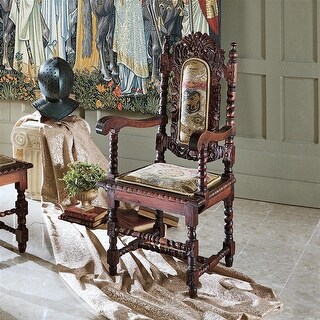 Design Toscano Charles II Chairs: Set of Six Armchairs - Bed Bath ...