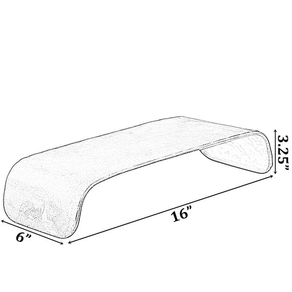 Decorative Metal Gold Stand Rectangular Shape Rustic Tray and PC ...