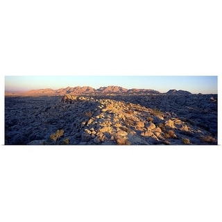"Coxcomb Mountains Joshua Tree National Park CA" Poster Print - Bed ...