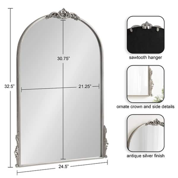 Kate and Laurel Myrcelle Decorative Framed Wall Mirror - Bed Bath ...