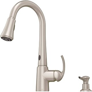 Motion Sense One-Handle High Arc Pulldown Kitchen Faucet, Spot Resist ...