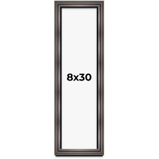 8x30 Shadow Box Frame Brown Cherry | 2.625 Inches Deep Pine Wood - Bed ...